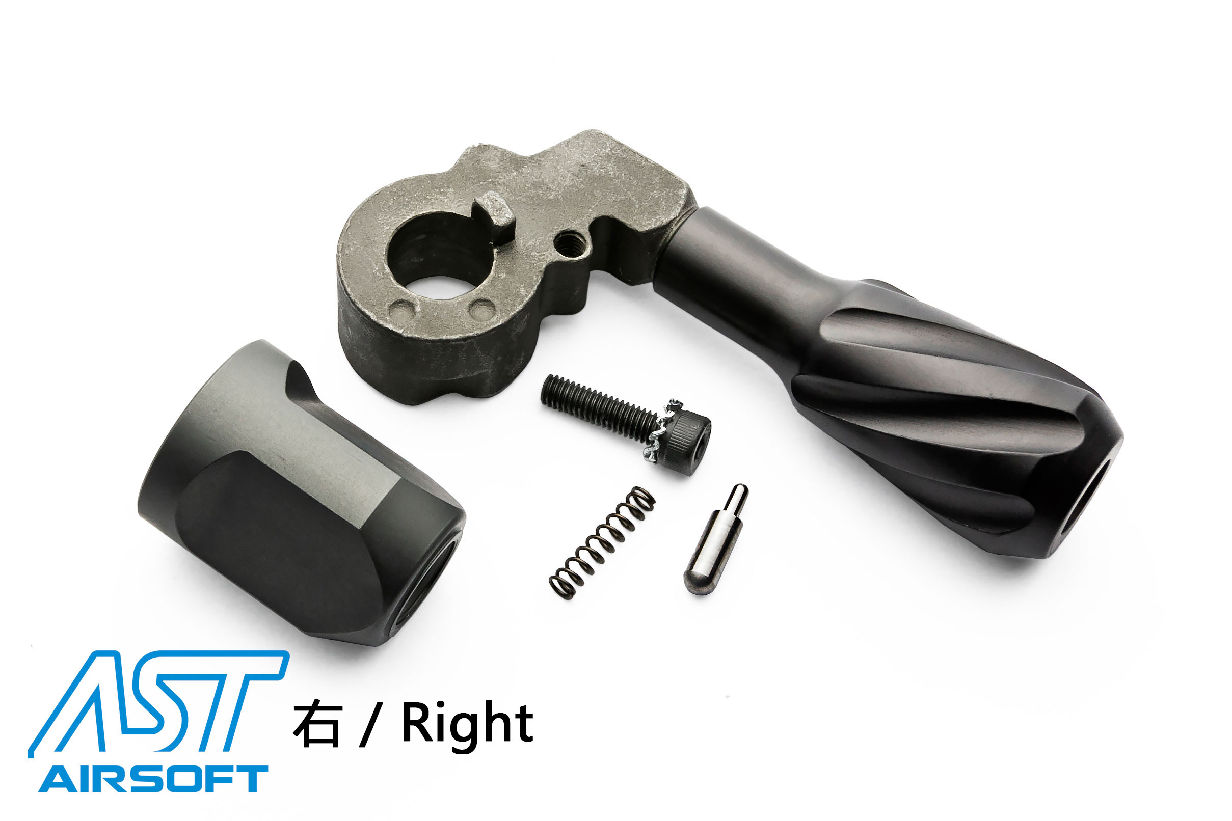 Maple Leaf VSR-10 Twisted Solid Bolt Handle with End Cap Right hand